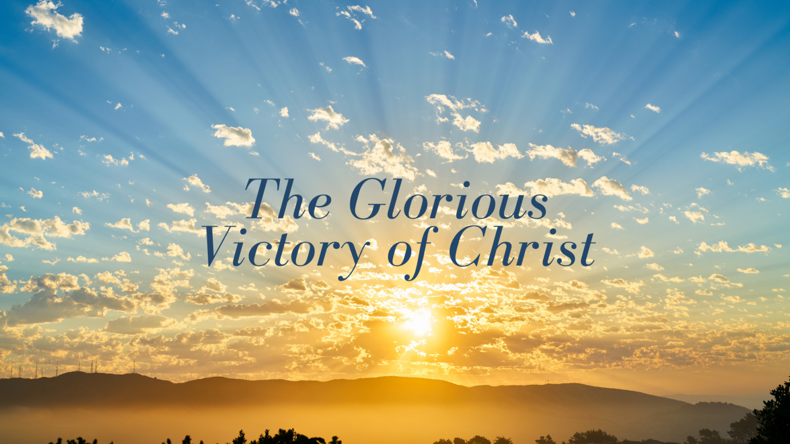 John Collett Ryland on the Glorious Victory of Christ - The London Lyceum